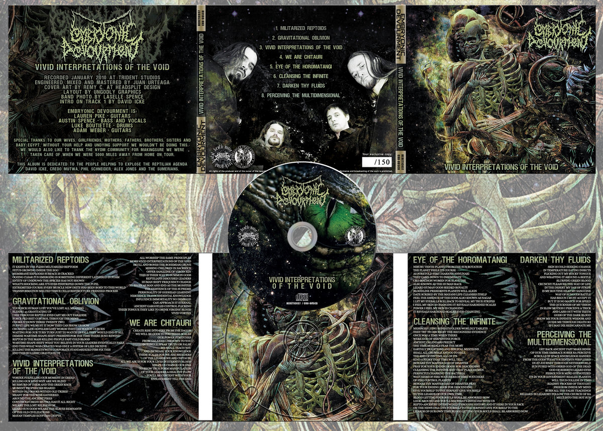 Vivid Interpretations Of The Void | Embryonic Devourment | Heretic ...