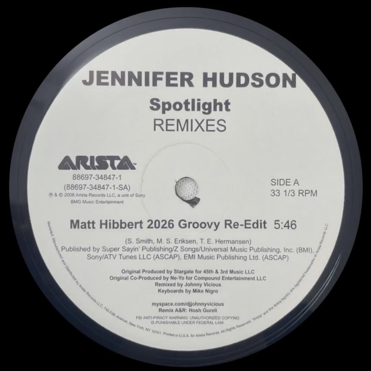 Jennifer Hudson - Spotlight (Matt Hibbert 2026 Groovy Re-Edit) | Matt ...