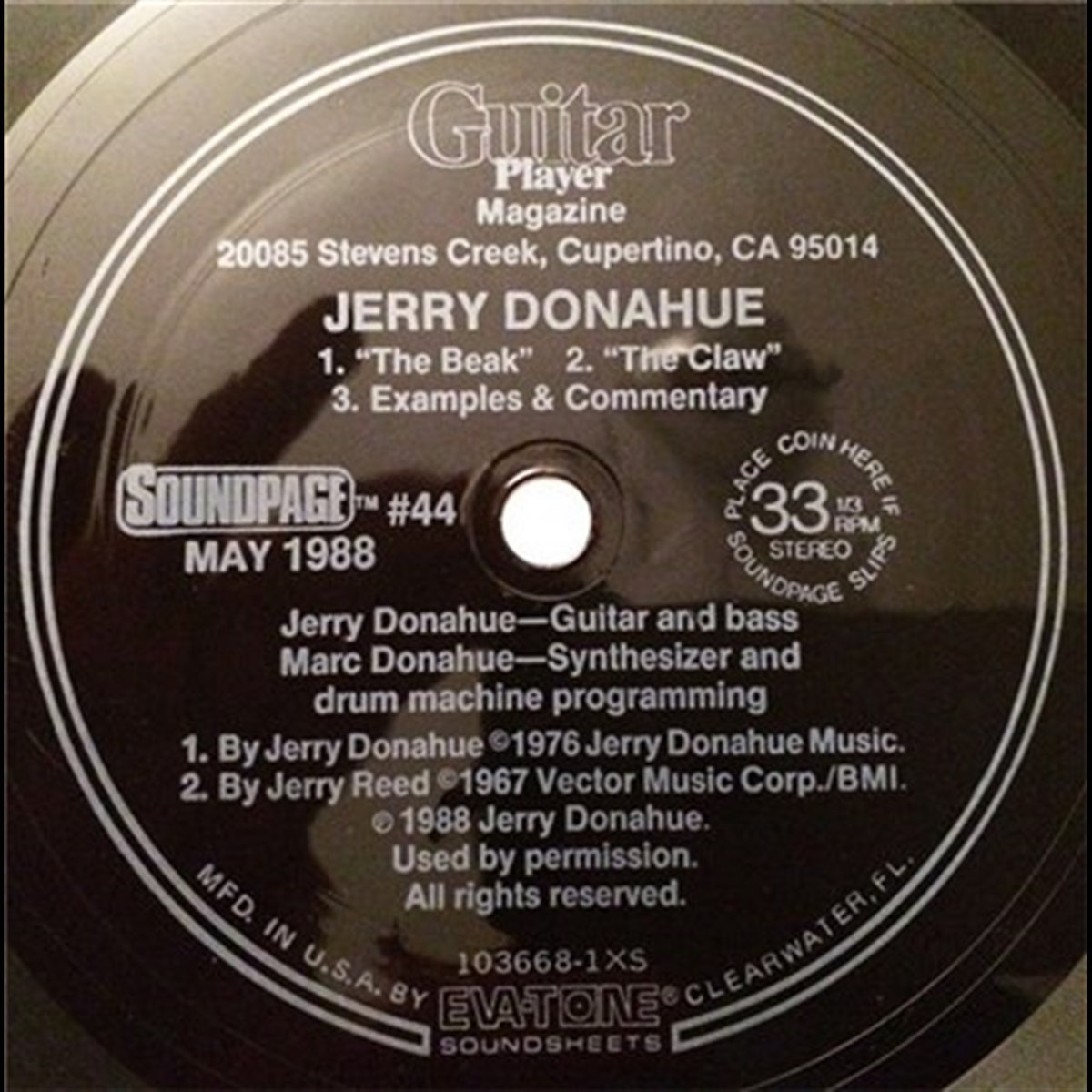 The Beak The Claw Examples Commentary | Jerry Donahue