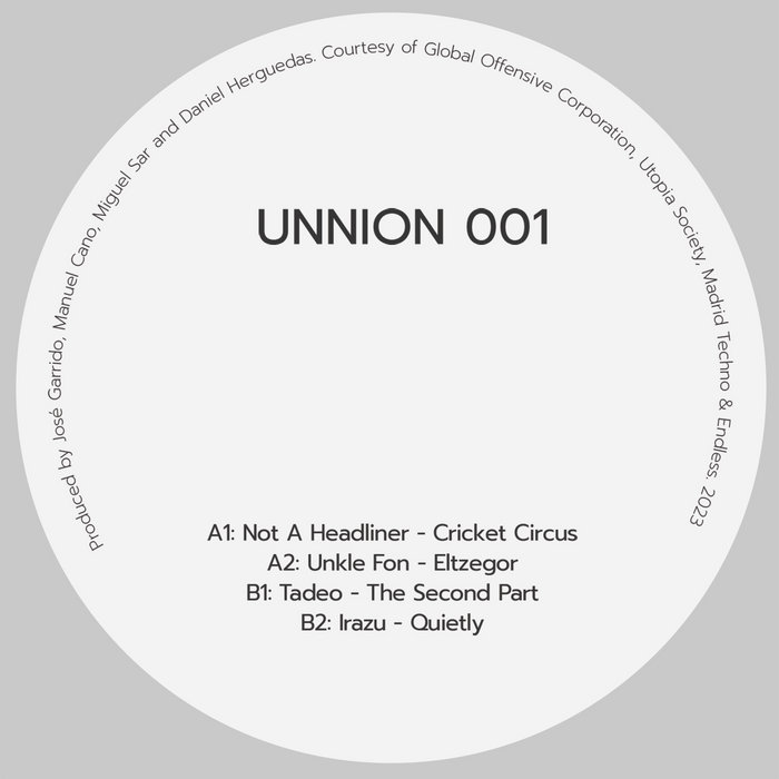 Unnion 001 | Not a Headliner, Tadeo, Unkle Fon, Irazu | unnion
