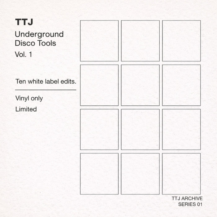 TTJ — Underground Disco Tools Volume 1 — 10 × Vinyl Collector Bundle ...