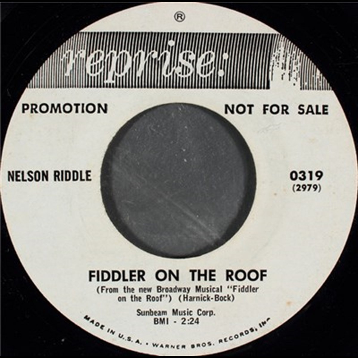 Fiddler On The Roof | Nelson Riddle