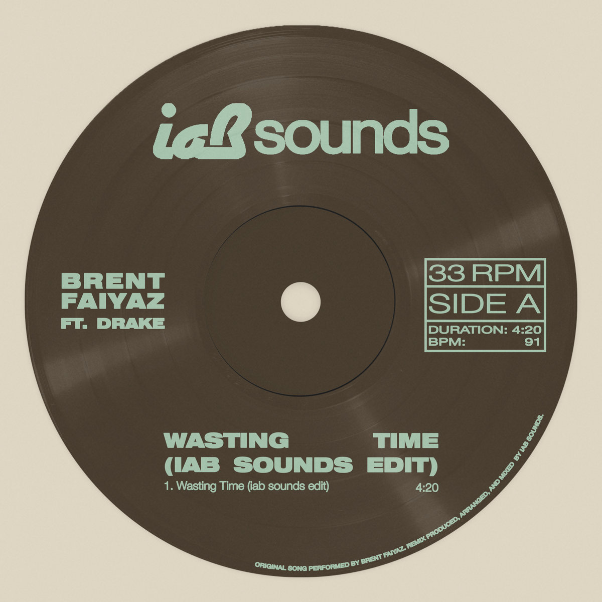 Wasting Time (iab sounds® edit) - Brent Faiyaz ft. Drake | iab sounds®