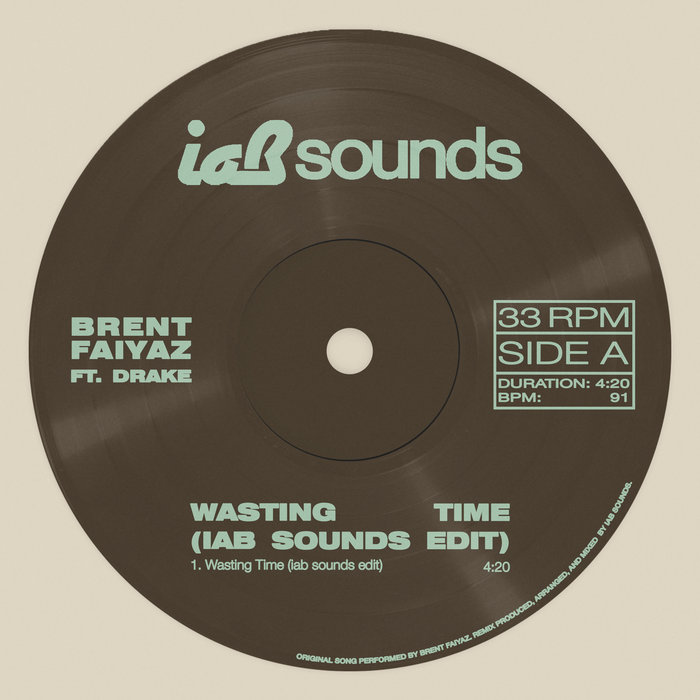 Wasting Time (iab sounds® edit) - Brent Faiyaz ft. Drake | iab sounds®