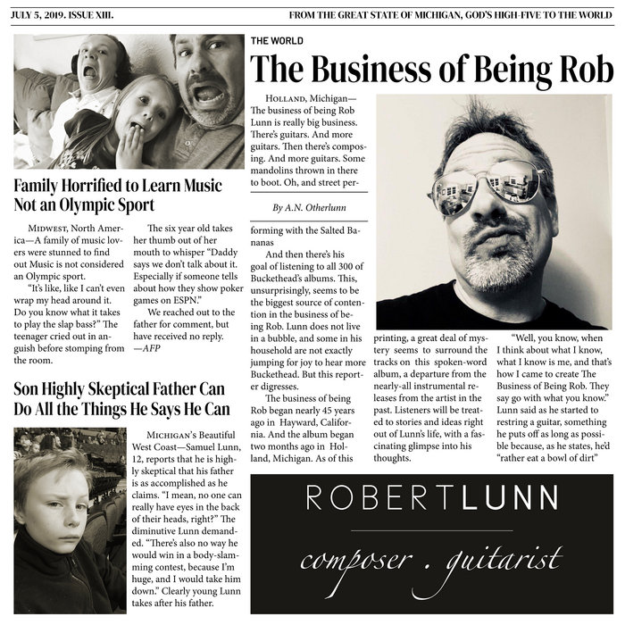 The Business of Being Rob | Robert Lunn Composer