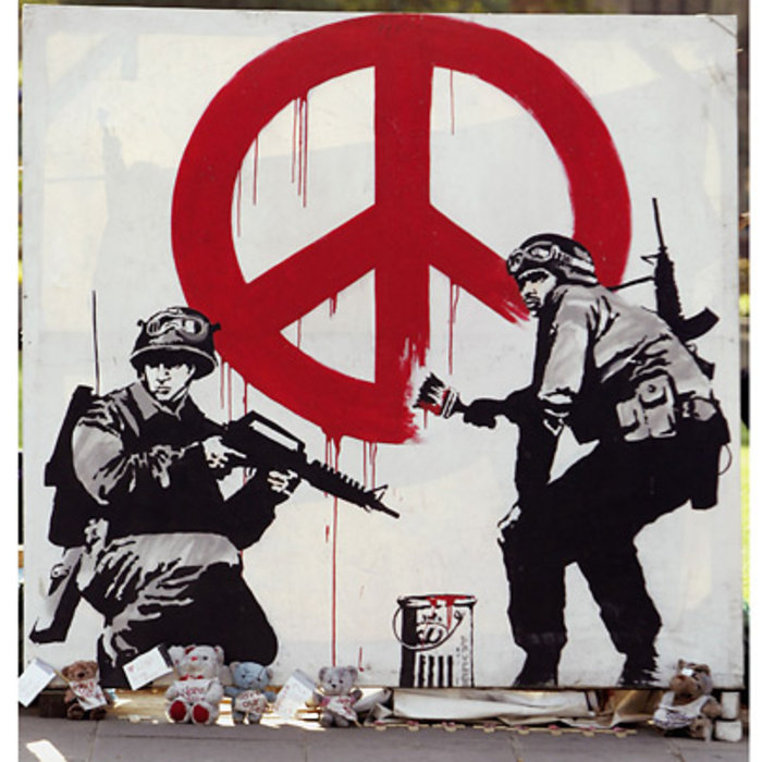 Political art, Street art banksy, Banksy graffiti