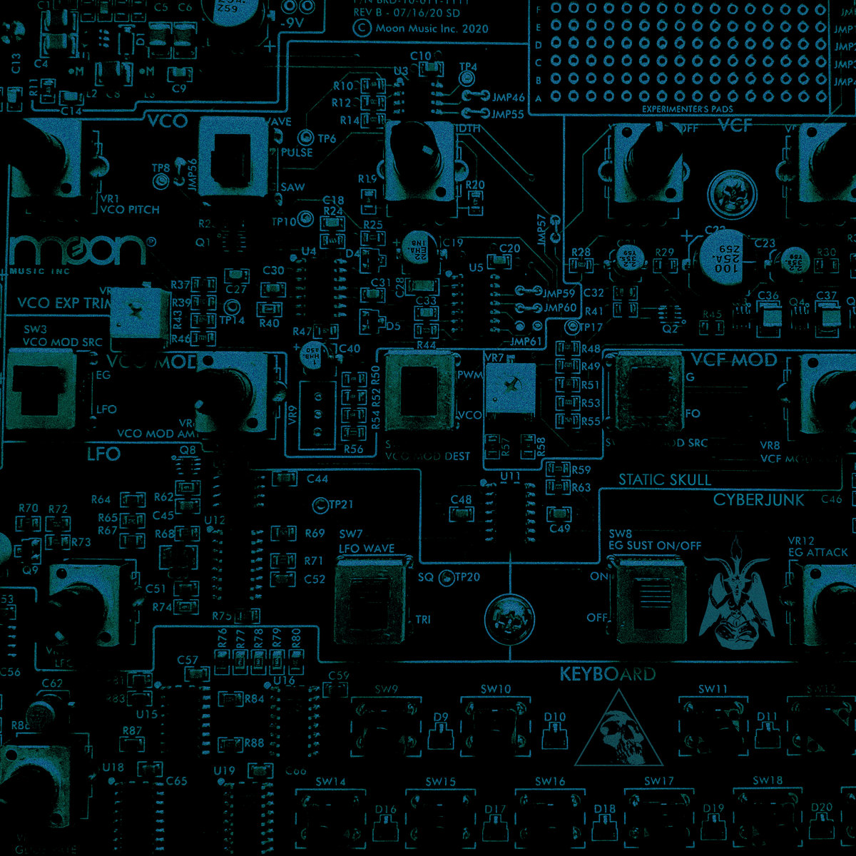 Cyberjunk | Static Skull