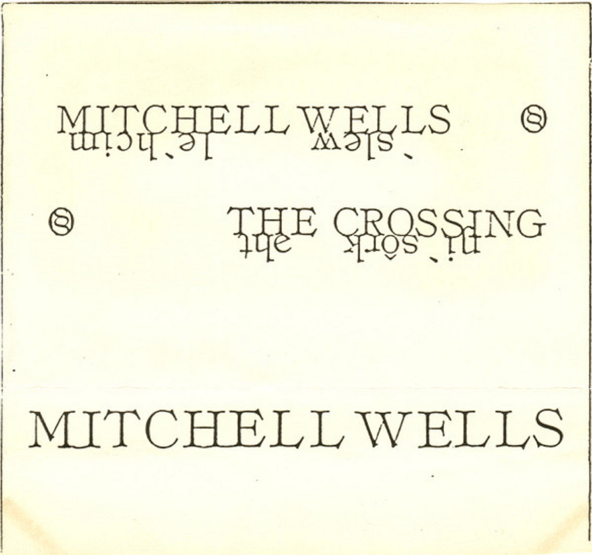 The Crossing (EP from the cassette release) 1984 | Mitchell Wells ...