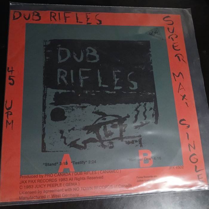 Dub Rifles 12" Super Maxi Single | Dub Rifles 12" Super Maxi Single ...