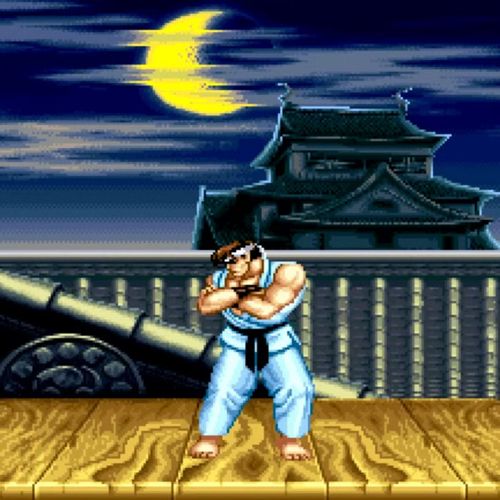 ストリートファイターII[Street Fighter II] -Ryu's Theme- (The Stoic Karate Mastery ...