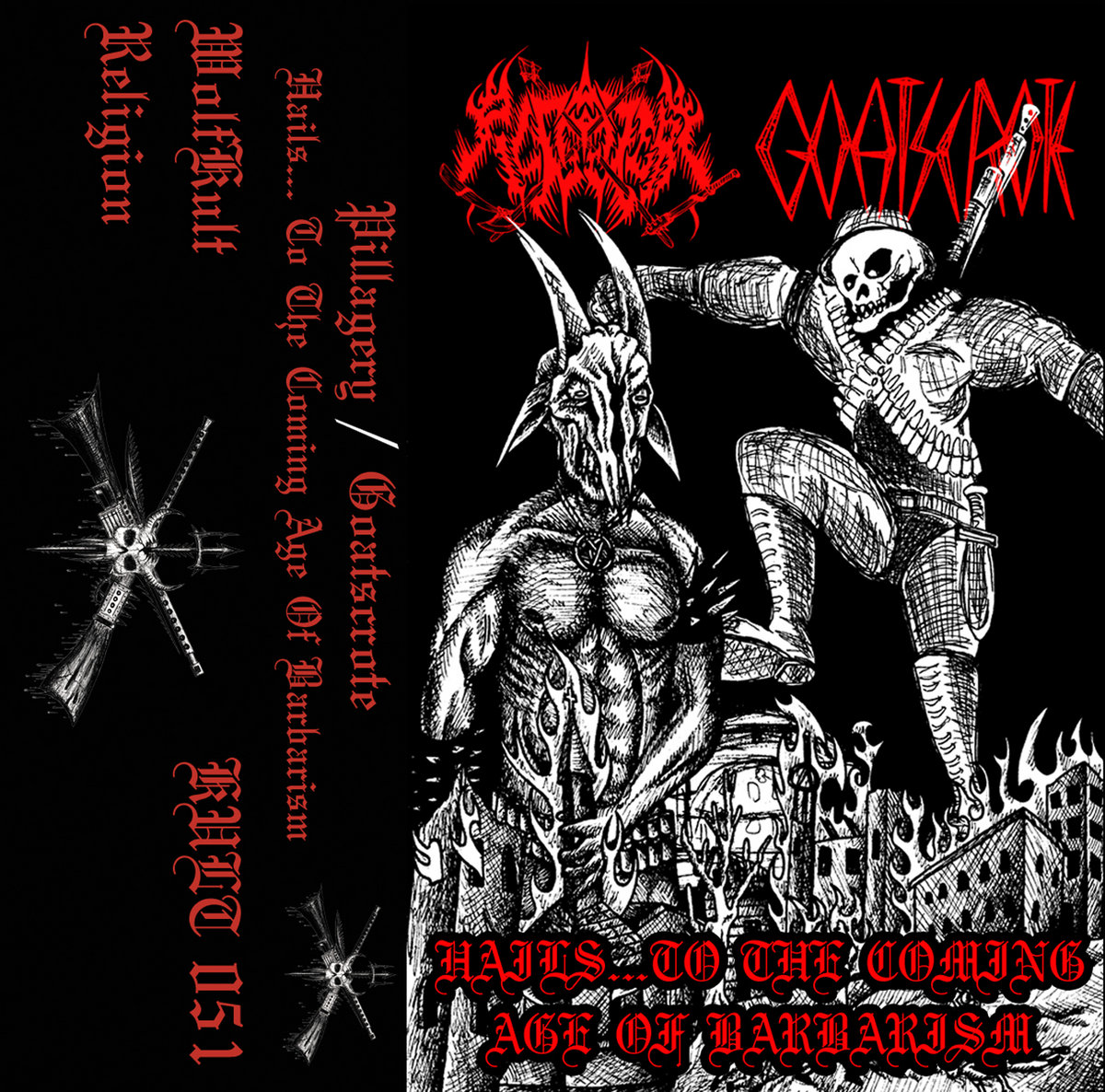 "Hails... To The Coming Age Of Barbarism" Split MC | Pillagery ...