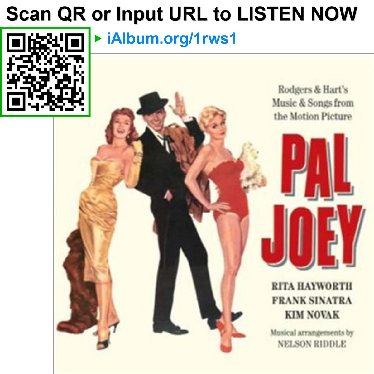 Pal Joey From The Soundtrack Of The Columbia Picture | Rita Hayworth