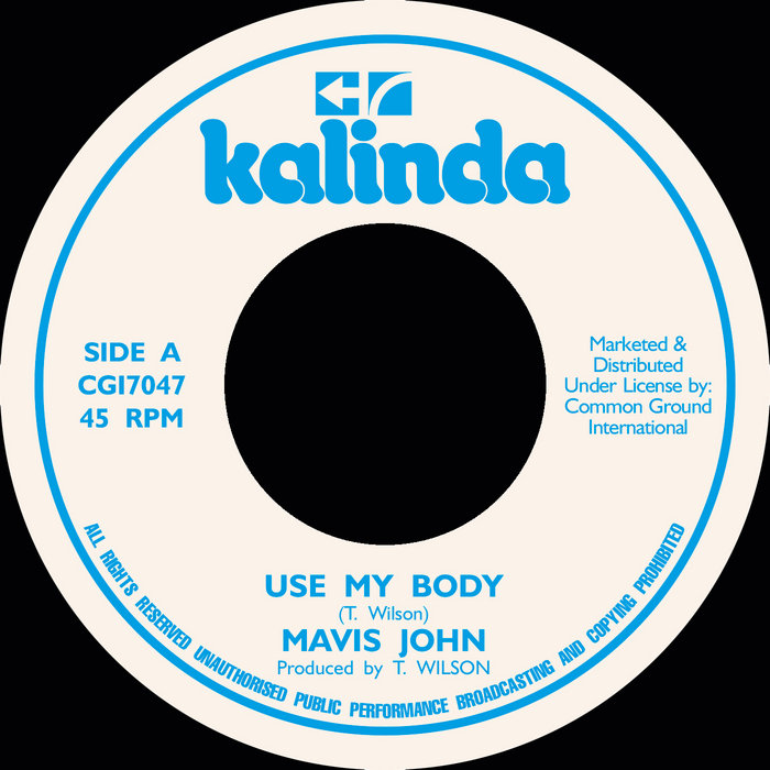 Use My Body / Try Love | Mavis John / The Red Stripe Band | Common ...