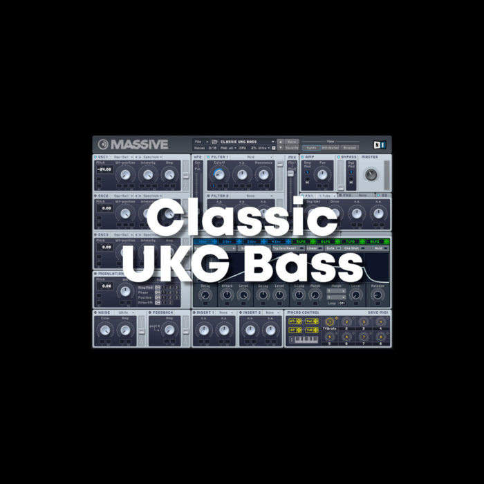 Classic UKG Bass - Warper (FREE PRESET) | UK Bass Tutorials