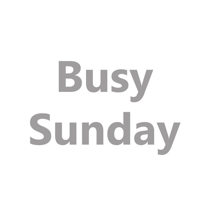 Busy Sunday | Yecid Ortega | Yecid Ortega Field Recordings