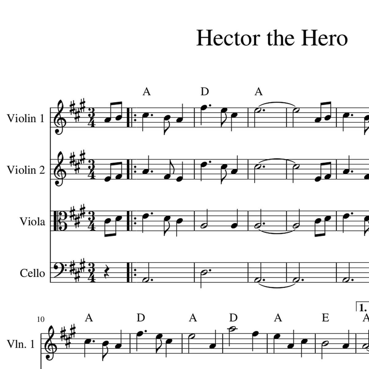 Hector the Hero | Celtic Fiddle Music Georgia Nettleton