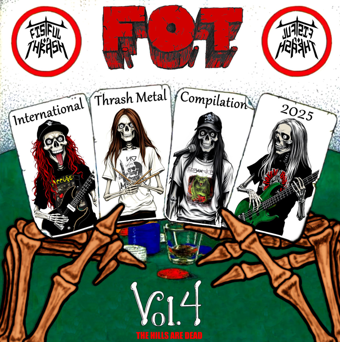 FISTFUL OF THRASH Vol.4 | V/A Thrash Metal 2025 | THE HILLS ARE DEAD - Records