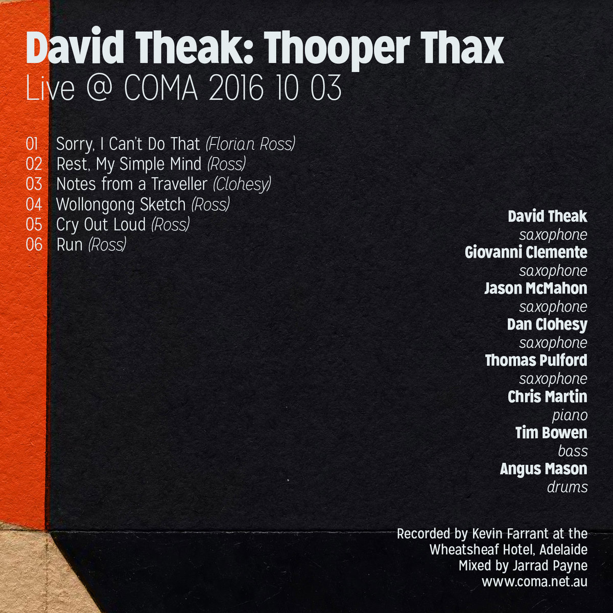 Cry Out Loud | David Theak | COMA