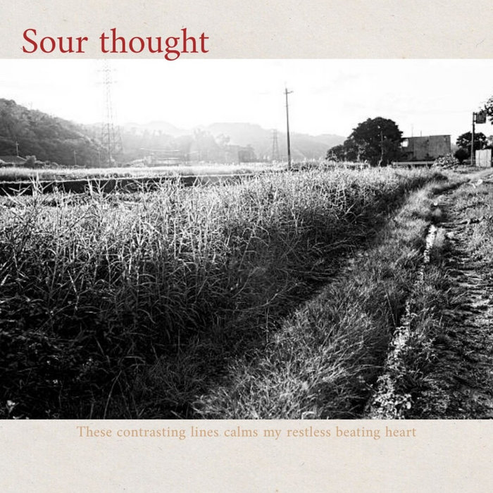 Sour thought - these contrasting lines calms my restless beating heart | Slow Down Records