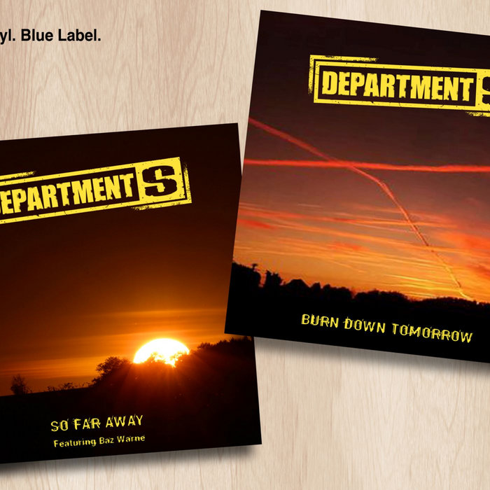 Burn Down Tomorrow/So Far Away (feat. Baz Warne) 7" orange vinyl single ...