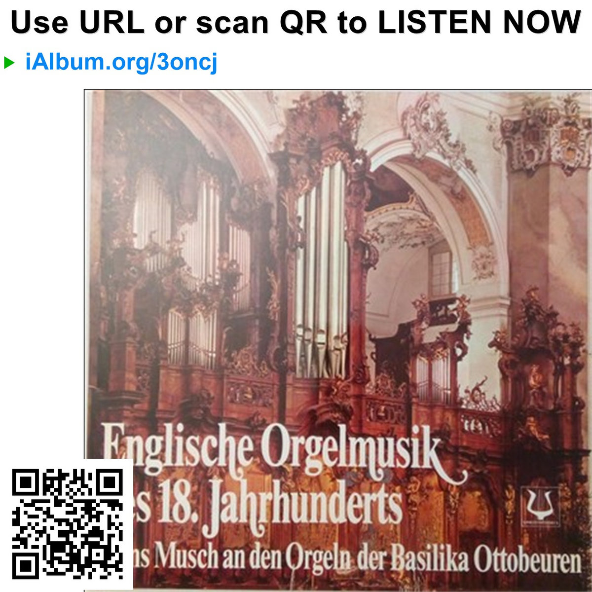 Englische Orgelmusik Des 18 Jahhunderts | Hans Musch