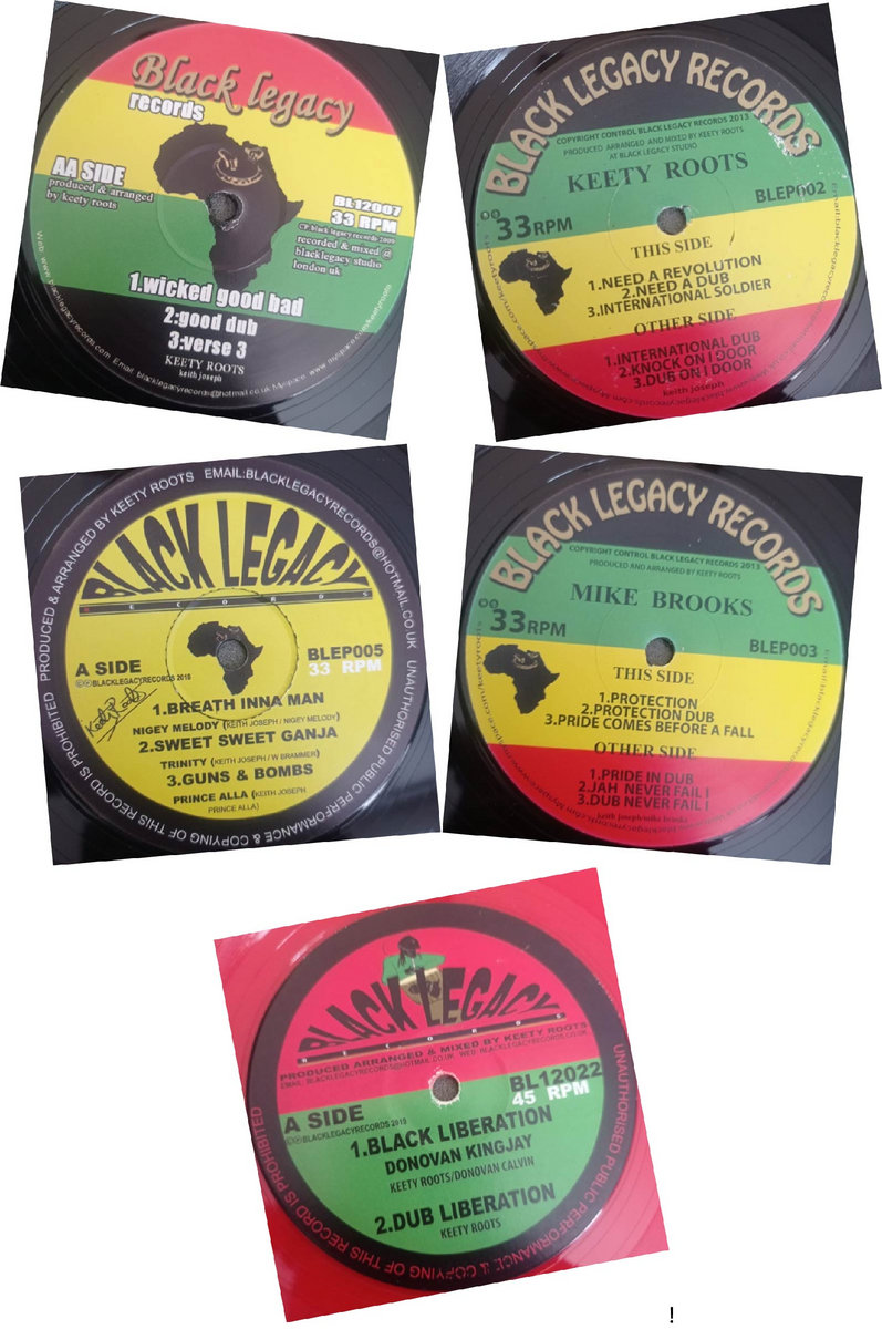 Black Legacy 5 pack 12"Bundle Deal | Keety Roots