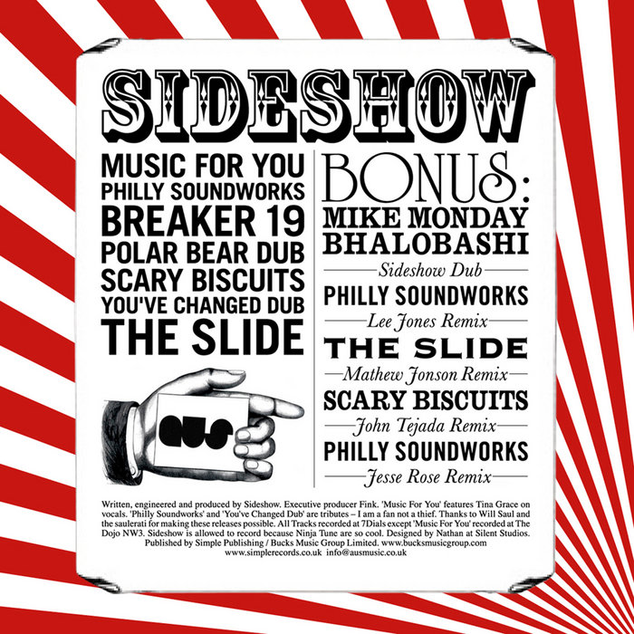 Sideshow LP | Sideshow | Aus Music