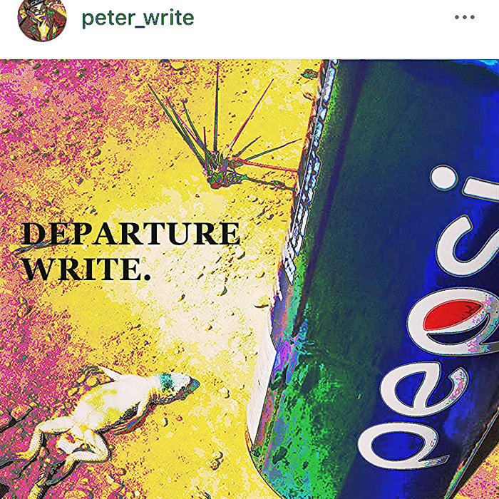 DEPARTURE WRITE. | Peter Write.
