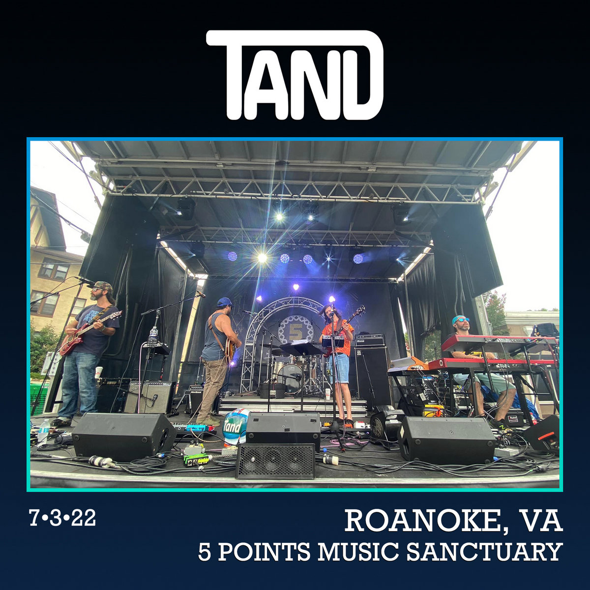2022/07/03 5 Points Music Sanctuary, Roanoke, VA | Tand