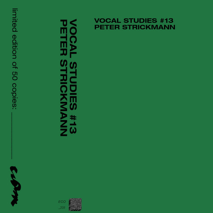 Vocal Studies #13 | Peter Strickmann | Econore