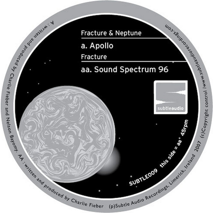 SUBTLE009 :: Fracture & Neptune - Apollo / Sound Spectrum '96 ...