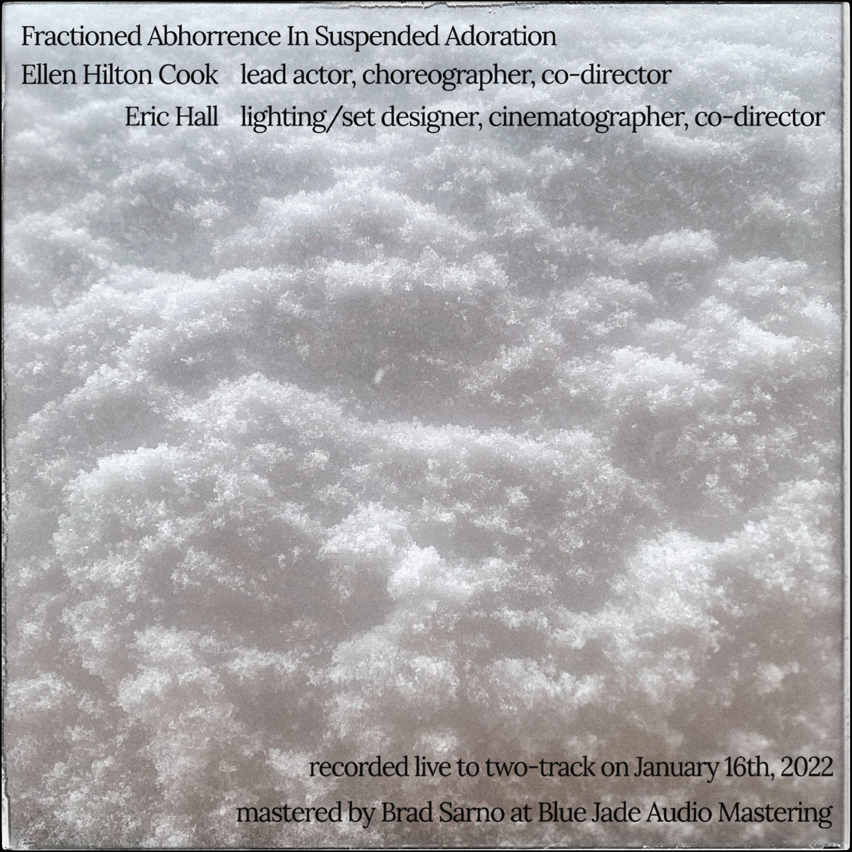Fractioned Abhorrence In Suspended Adoration | Ellen Hilton Cook & Eric ...
