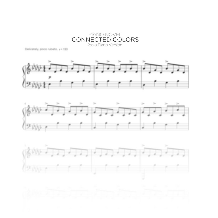 CONNECTED COLORS sheet music | Piano novel | Piano Novel