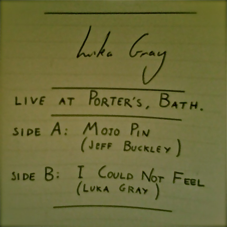 Luka Gray - Live at Porter's, Bath | Luka Gray