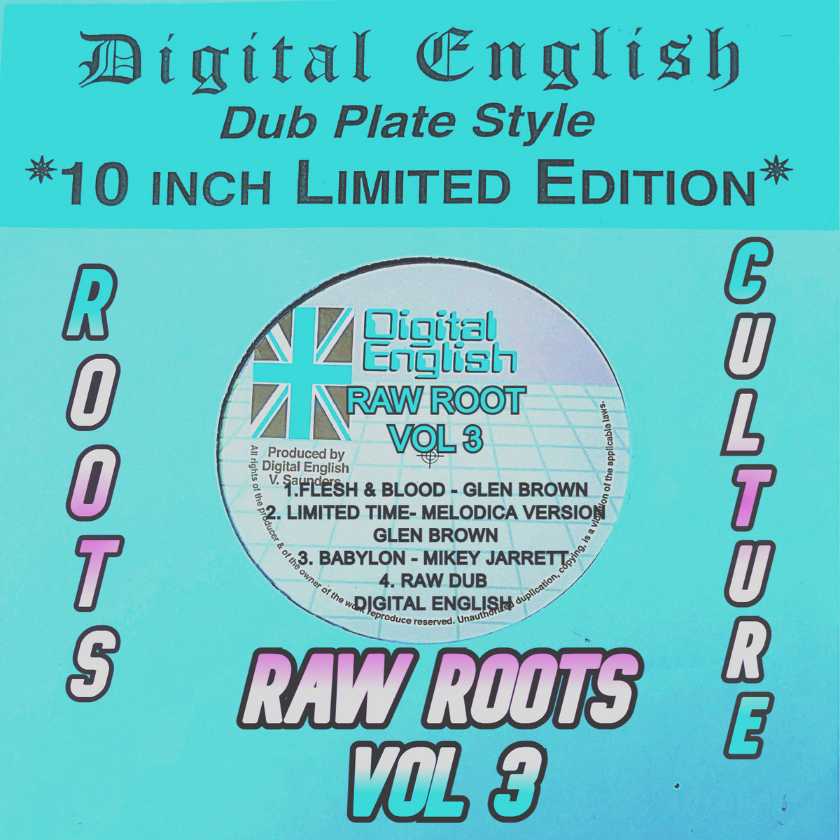 DIGITAL ENGLISH RAW ROOTS VOL3 | GLEN BROWN VOCAL & MELODICA MIKEY ...