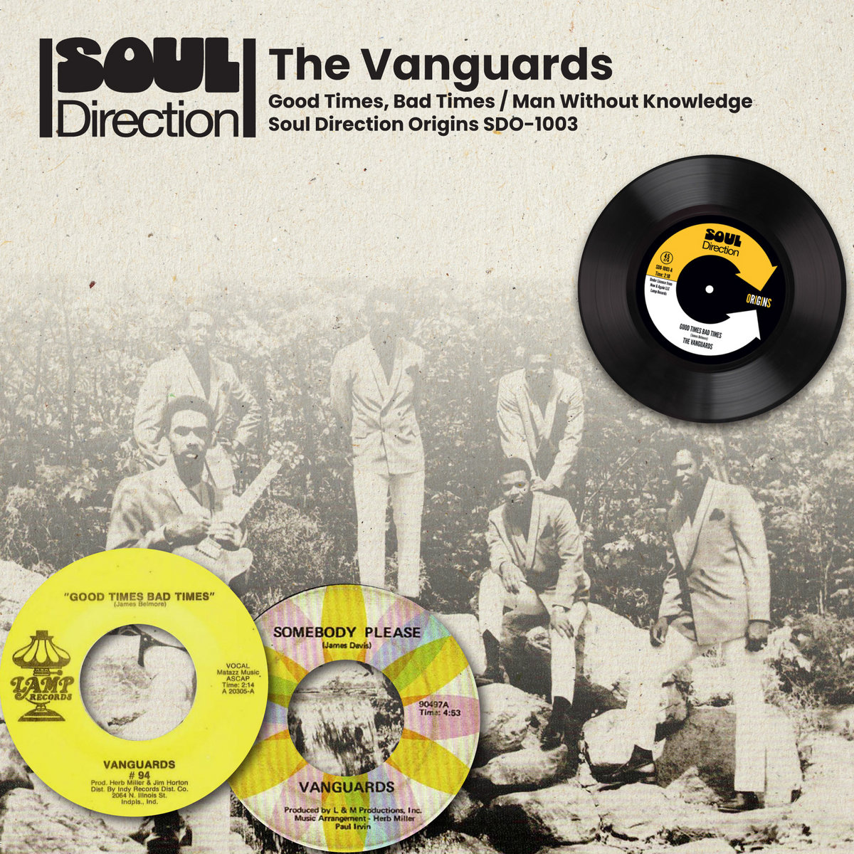 The Vanguards - "Good Times, Bad Times/Man Without Knowledge" - Soul ...