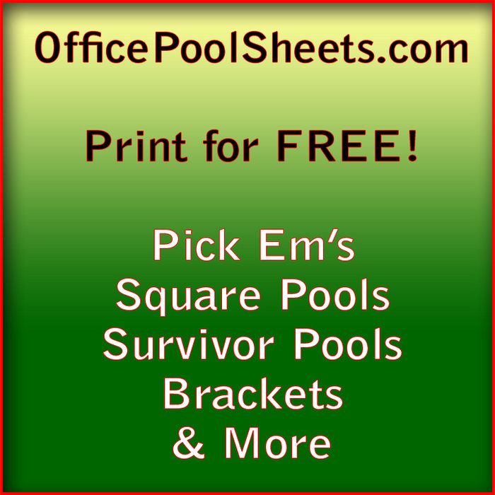 2017-8 NFL Pick Ems + Bonus Song! | Office Pool Sheets