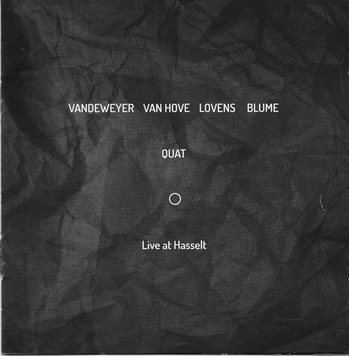 Quat: Live at Hasselt | Martin Blume