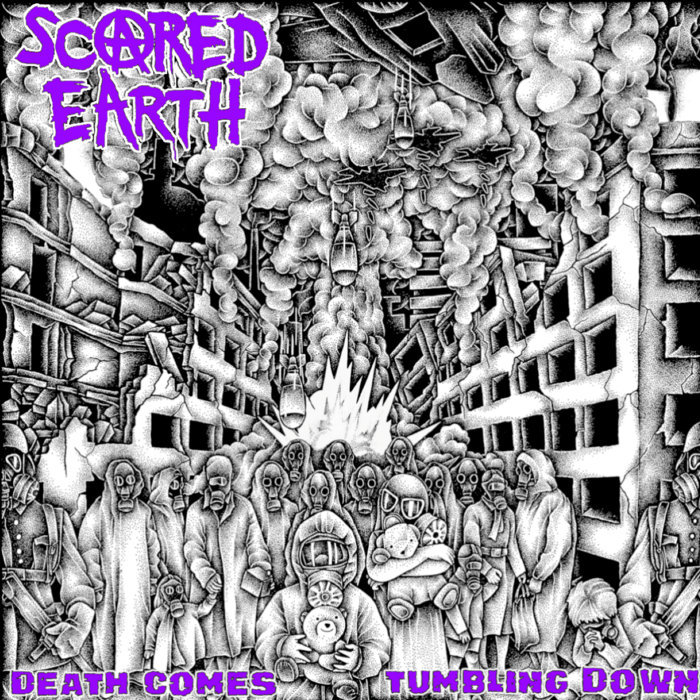 Scared Earth - Death Comes Tumbling Down LP | phobiarecords