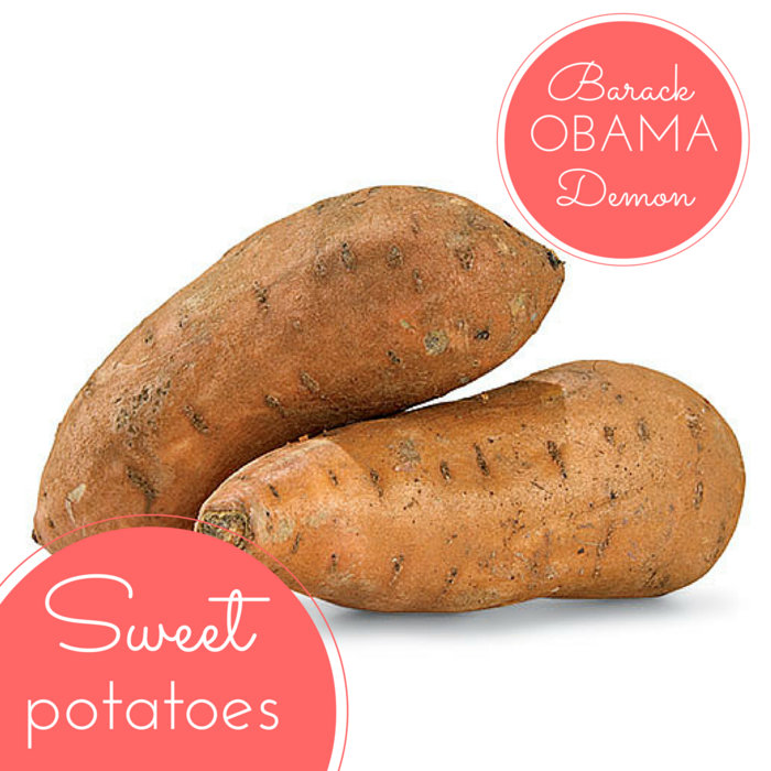 Barack Obama Demon | Sweet potatoes