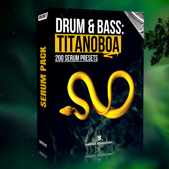 TITANOBOA: Drum & Bass Xfer Serum Pack | 200 Presets + FLP Demo (Neurofunk, Techstep, Jungle ...