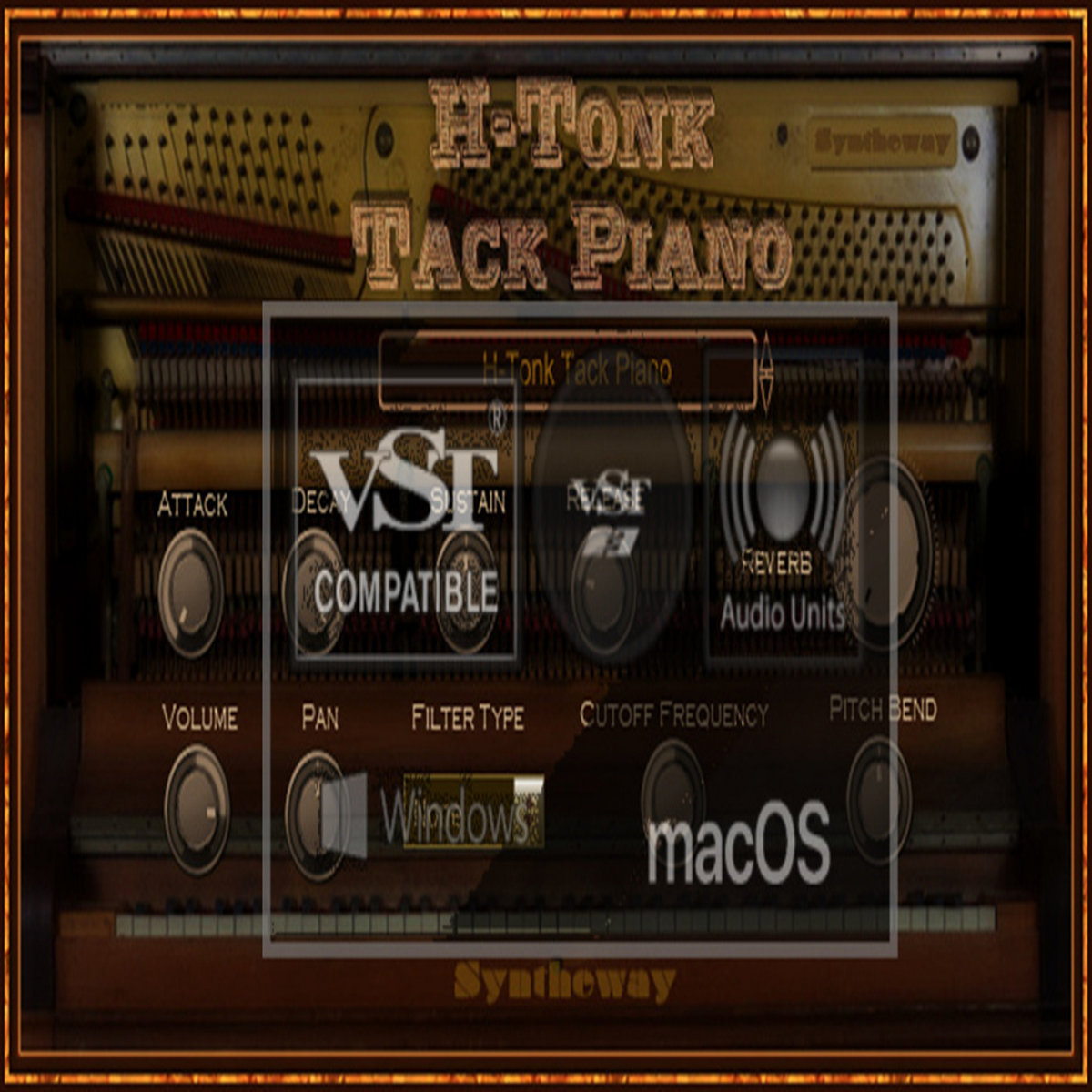 H-Tonk Tack Piano VST VST3 Audio Unit. Tack Piano, Western Saloon Piano ... H-Tonk Tack Piano VST VST3 Audio Unit. Tack Piano, Western Saloon Piano ...
