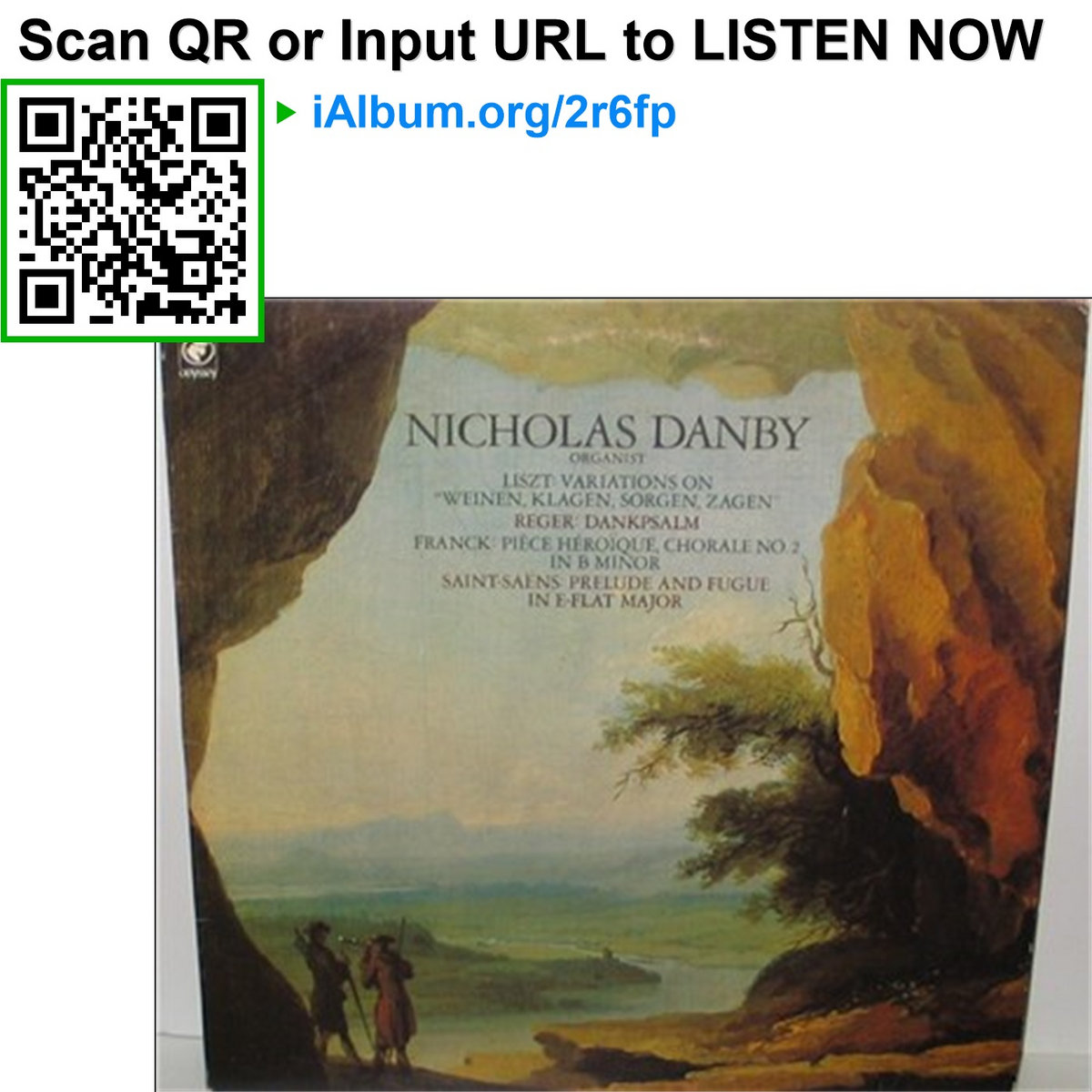 Works By Liszt Reger Franck and Saint Saëns | Nicholas Danby