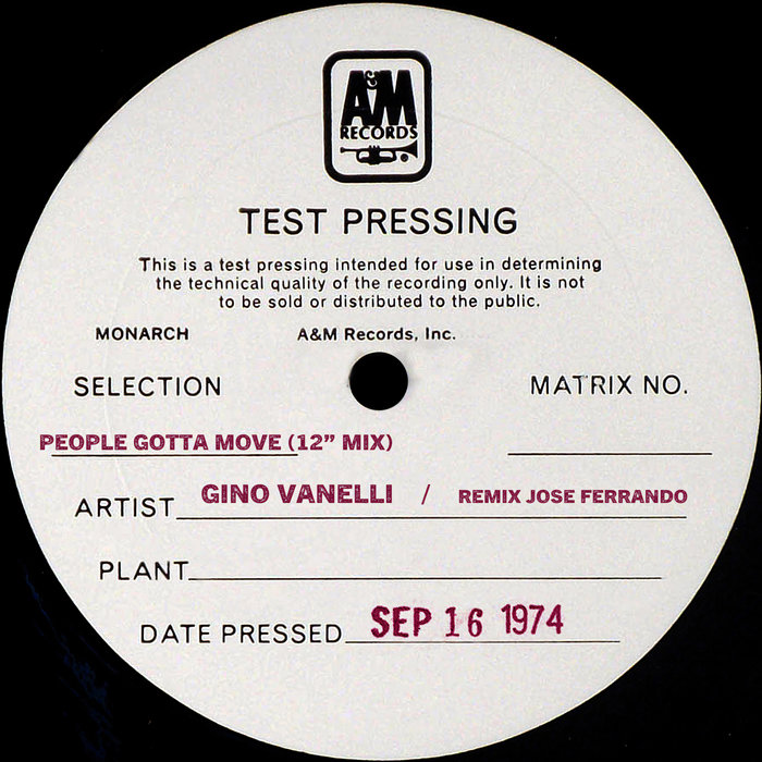 Gotta Move (Unreleased 12'' Mix) | Jose Ferrando