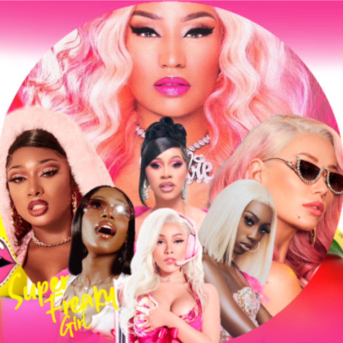Nicki Minaj - Super Freaky Girl (Female Rap Mix) (ft. Doja Cat, Cardi B, Megan Thee Stallion ...