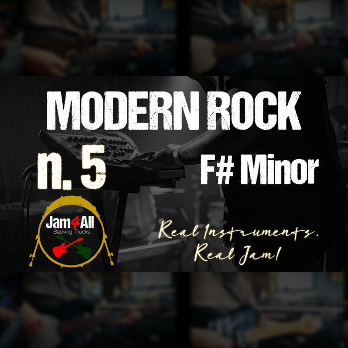 MODERN ROCK n. 5 in F# MINOR 82 BPM - Backing Track with Real ...
