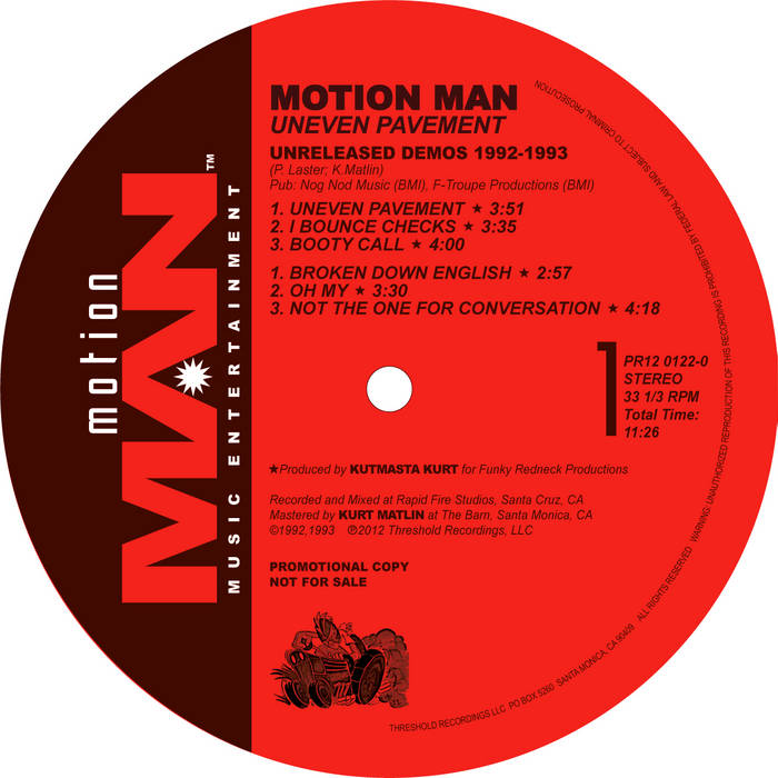Uneven Pavement (Unreleased Demo's 1992-1993) | Motion Man featuring ...