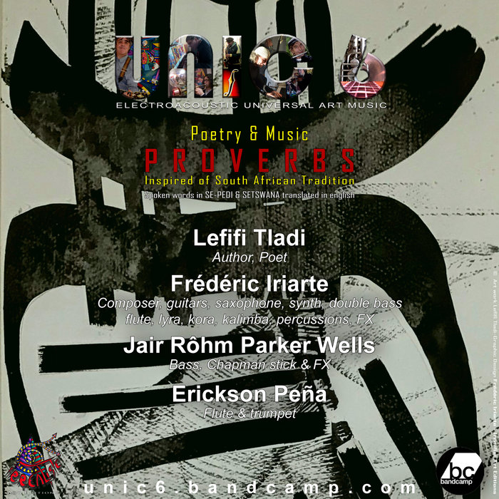 “PROVERBS” Poetry and Music inspired of South African Tradition ...