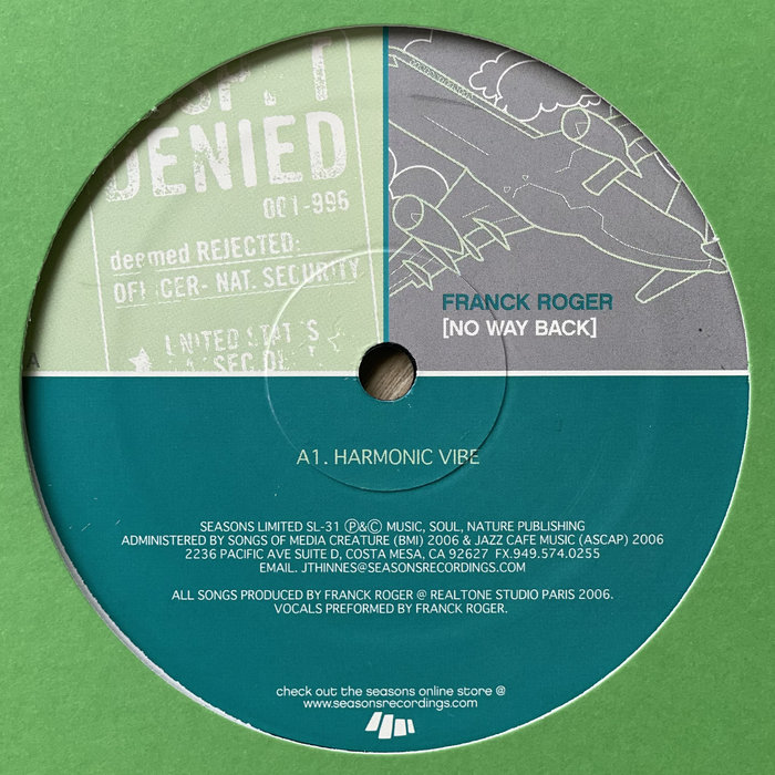 Franck Roger 'No Way Back' | Seasons Recordings