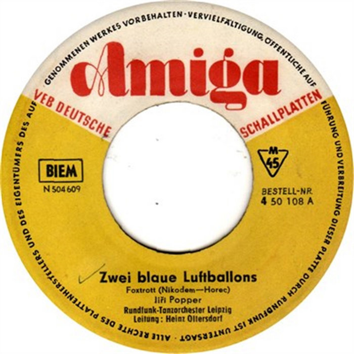 Zwei Blaue Luftballons | Jiří Popper